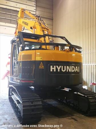 TRACTOPELLE ARTICULÉ HYUNDAI R235 LCRD - 9 + TÊTE D'ABATTAGE WOODY ...