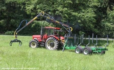 REMORQUE FORESTIÈRE FARMA C6.3 - T9: FARMA | 38420 : DOMENE Isère Rhone ...