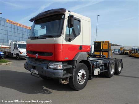 TRACTEUR ROUTIER 6X4: RENAULT KERAX | 78520 : LIMAY Yvelines Ile de ...