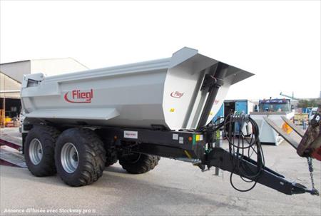 REMORQUE AGRICOLE BENNE AGRICOLE STONE MASTER 252: FLIEGL | 77780 ...
