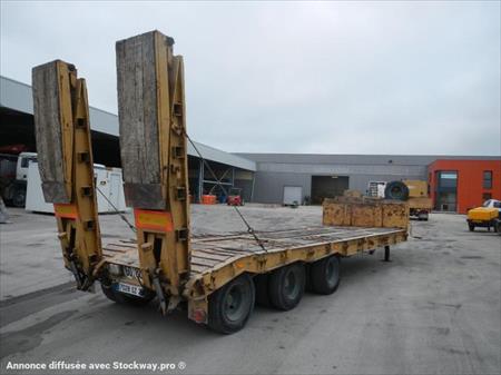 SEMI-REMORQUE ROUTIÈRE PORTE-ENGINS NICOLAS ORIGINIAL: NICOLAS à 12000 ...