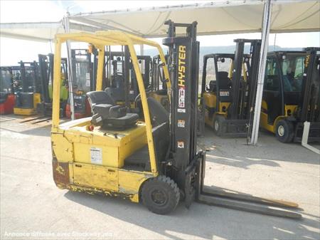 CHARIOT ÉLÉVATEUR FRONTAL ÉLECTRIQUE HYSTER J1.80XMT: HYSTER à 9500 € | 21220 : BROCHON Cote d ...