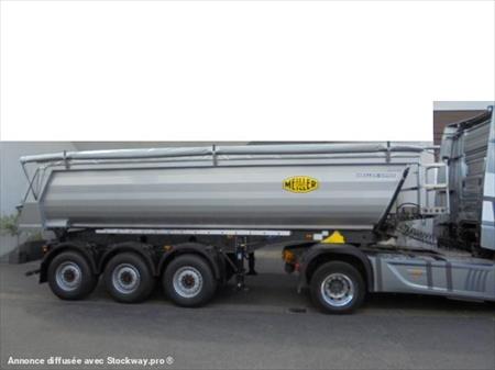 REMORQUE ROUTIÈRE BENNE BASCULANTE DE CHANTIER ET TP MEILLER MHPS 44/3 ...